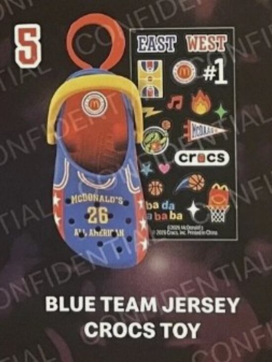 McDonald's | Toys | Mcdonalds 226 Crocs Limited Edition Happy Meal Blue ...